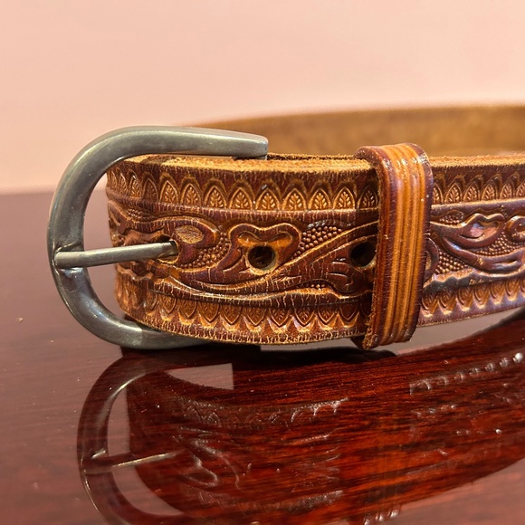 Looper | Accessories | Historic Western Embossed Belt Style 5 Made Out ...